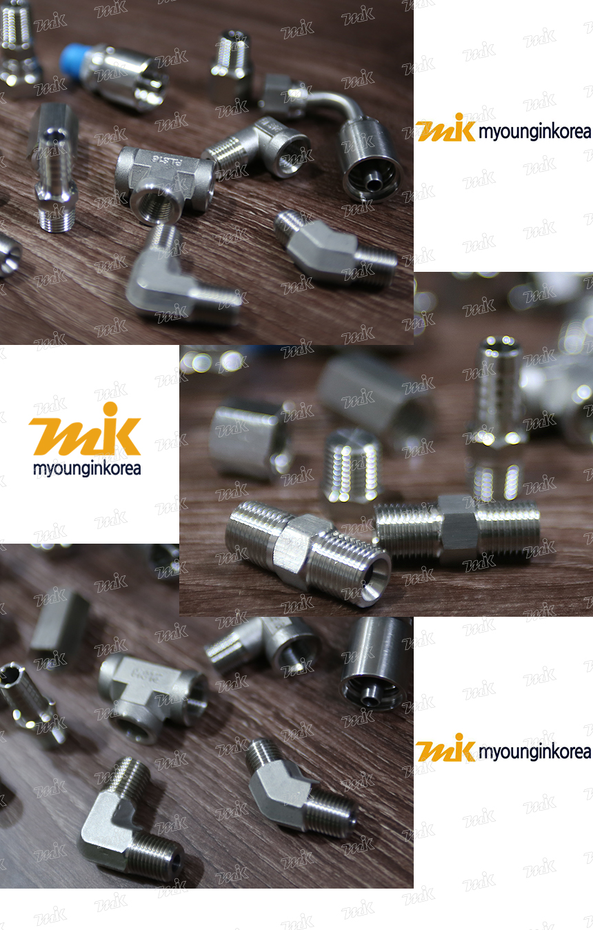 [MK] 스텐써비스엘보(SUS316)고압용 3/8