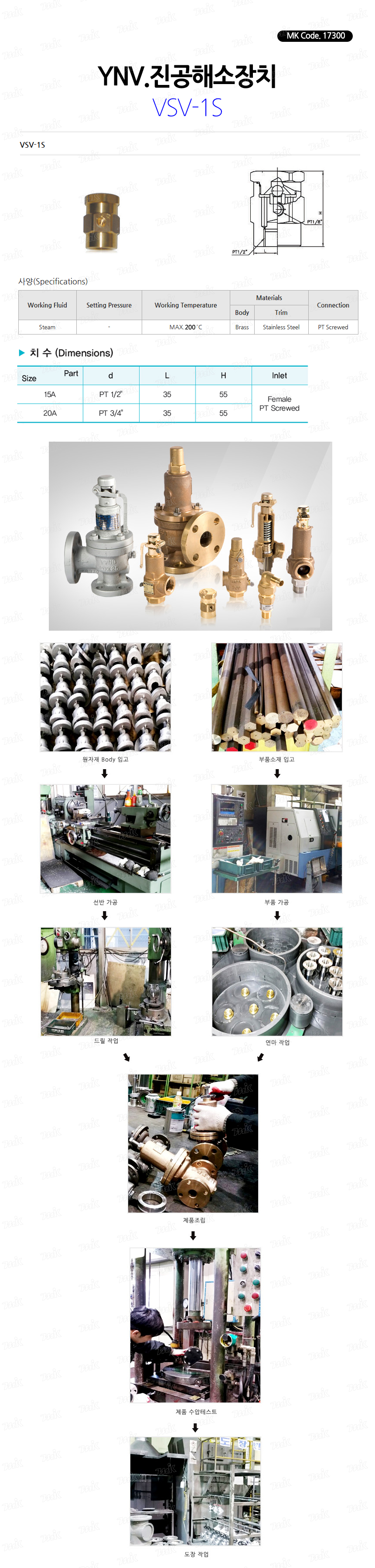 [MK] YNV진공해소장치VSV-1S 20A