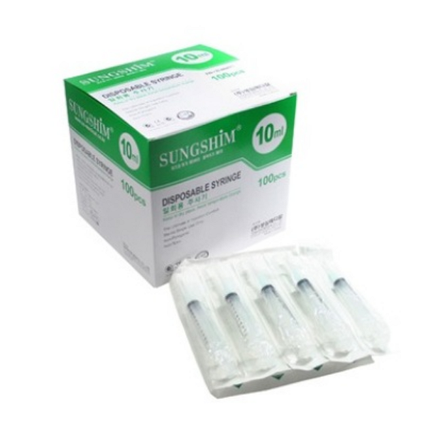 [성심메디칼] 일회용 주사기 10cc (21G, 1-1/4인치, 100개)