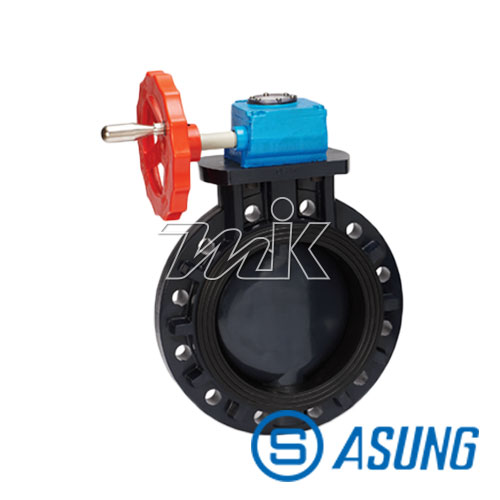 [아성] 버터플라이밸브(크린PVC) 250A(기어)