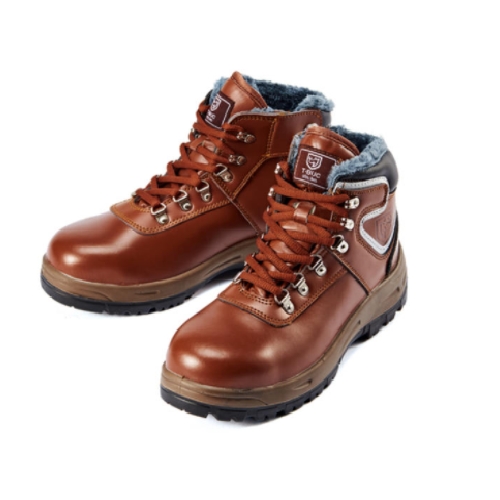 [티뷰크] TB-652B 6인치 방한 안전화 (250mm, 브라운, 천연소가죽)